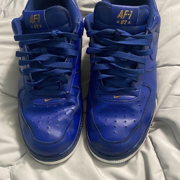 Nike | Shoes | Nike Air Force Low 7 Deep Royal Blue Af1 82 Sneakers ...